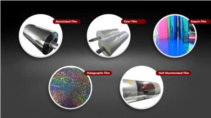 20μM Reflective Metalized Polypropylene Film , Metalized Film Packaging